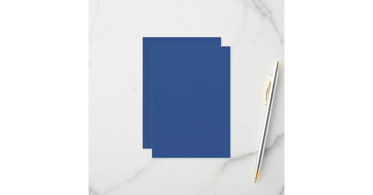 Blank Create Your Own - Deep Blue RSVP Card | Zazzle