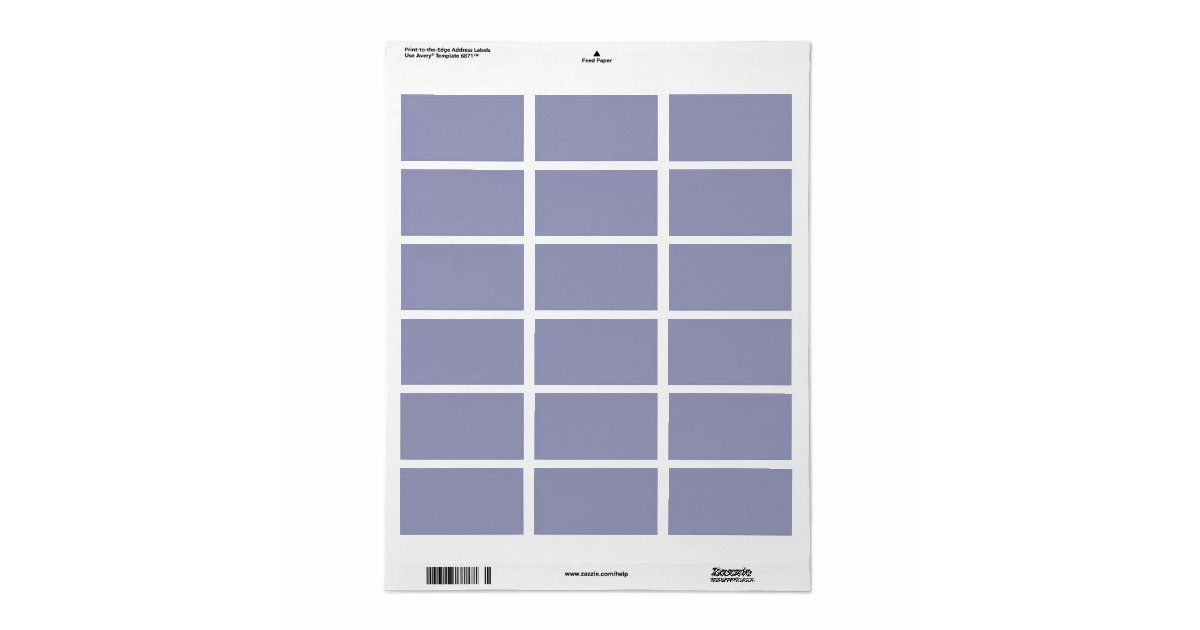 Blank Create Your Own Paper Label | Zazzle
