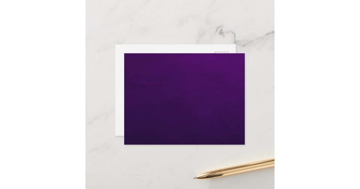 BLANK CREATE YOUR OWN PURPLE POSTCARD | Zazzle