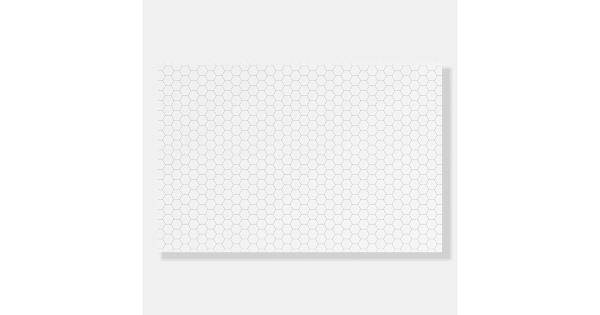 Blank Hex Map Grid Foam Board | Zazzle