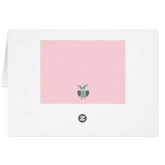 Blank I'm Sorry Card - Owl | Zazzle