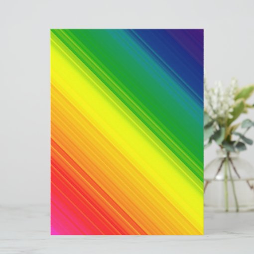 Blank Invitation, Bright Gay Pride Rainbow colors Invitation | Zazzle