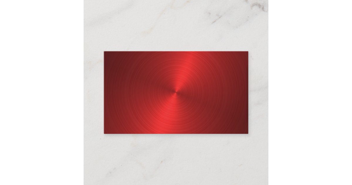 Blank metal design business card | Zazzle