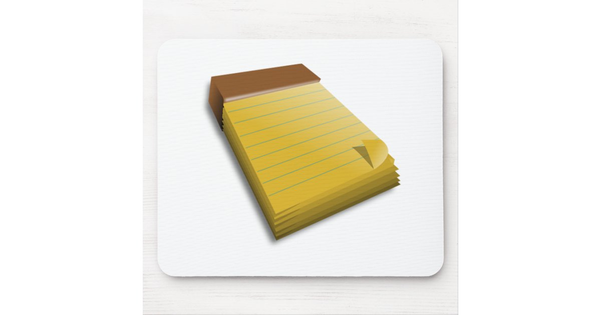Blank Notepad Mouse Pad | Zazzle