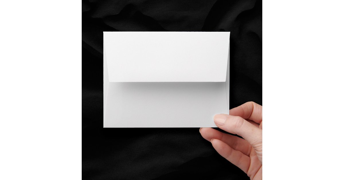 Blank Plain White A2 Note Card Wedding Envelope | Zazzle