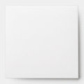 Blank Plain White Square 5.25" x 5.25" Wedding Envelope | Zazzle