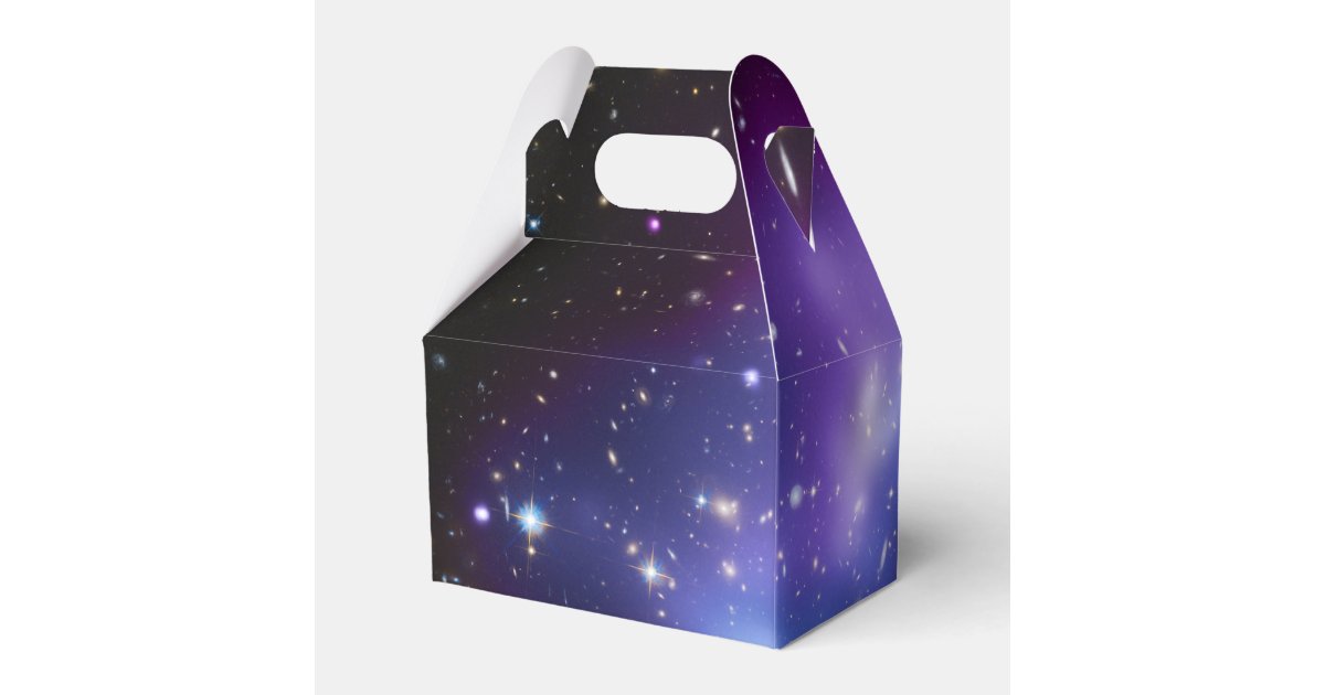 Blank Purple Galaxy Cluster Celestial Favor Boxes | Zazzle