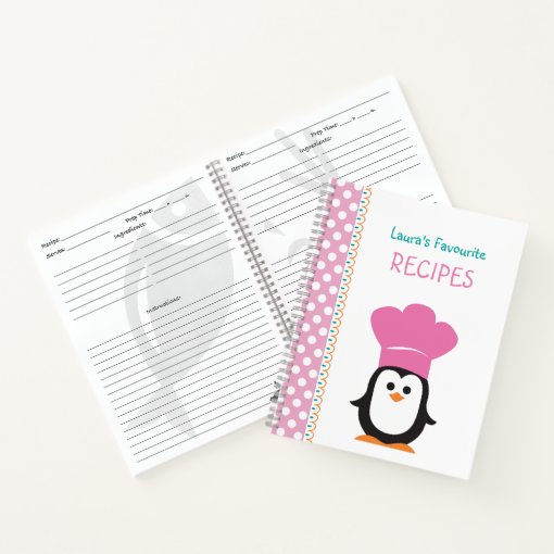Blank Recipe Notebook To Write In | Zazzle