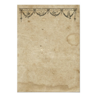 Rustic Blank Invitation Templates