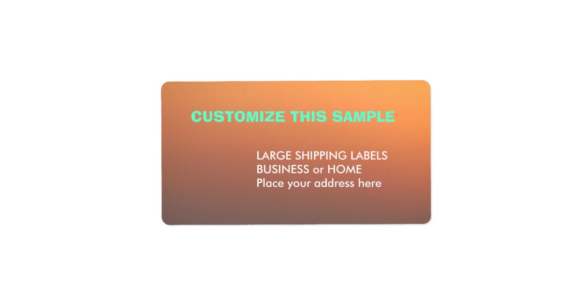 Blank Shipping Label | Zazzle