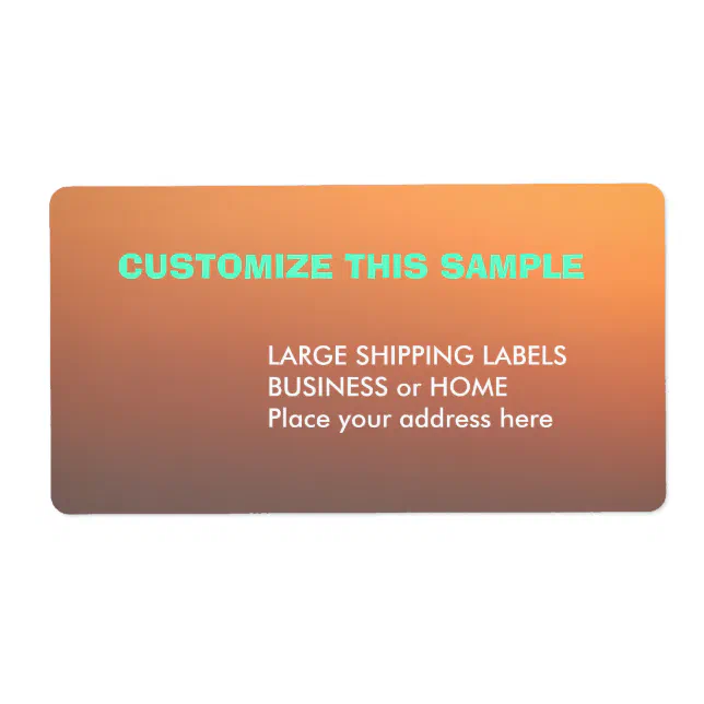 Blank Shipping Label | Zazzle