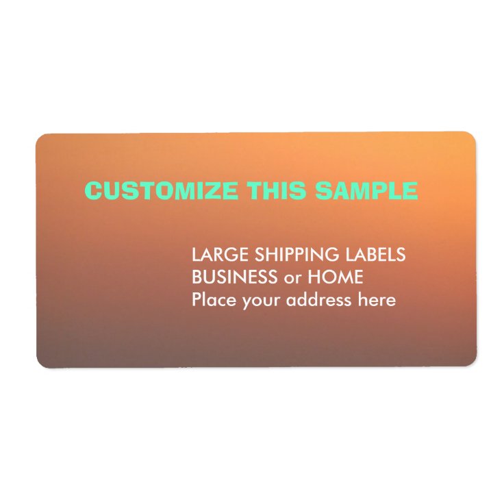Blank Shipping Label | Zazzle
