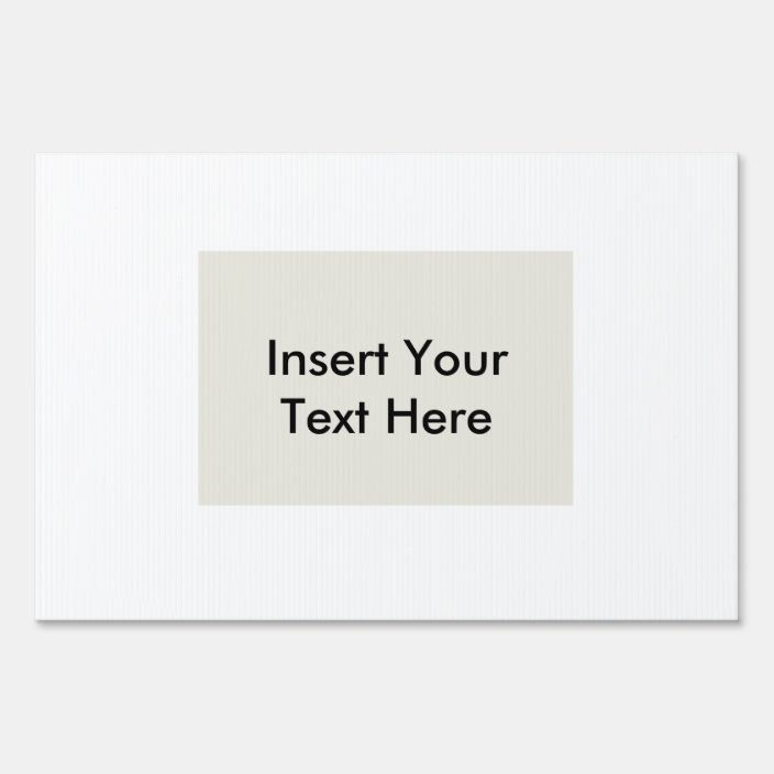 Blank Sign | Zazzle.com