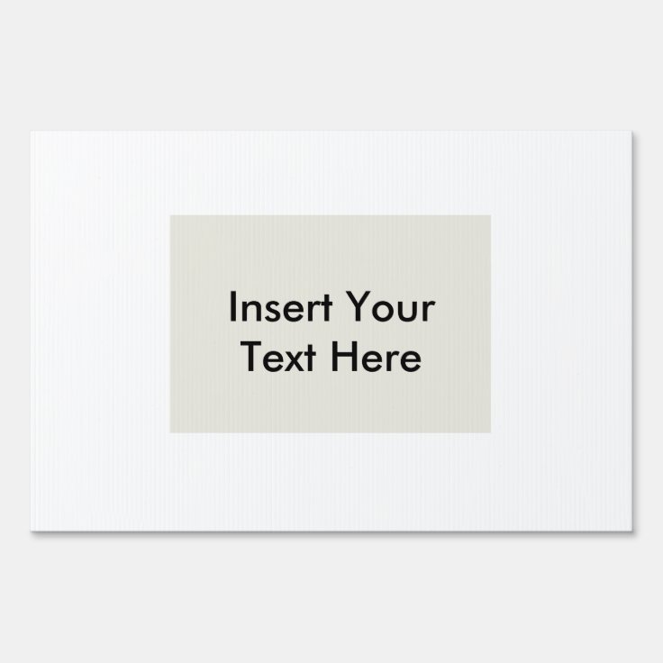 Blank Sign | Zazzle