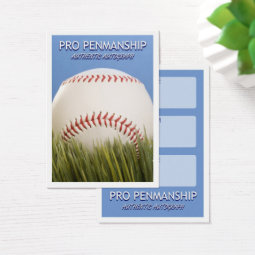 Blank Signature Card for baseball autographs! | Zazzle
