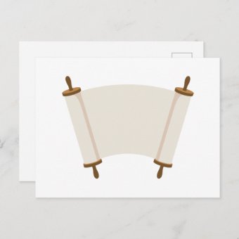 Blank Torah Postcard | Zazzle