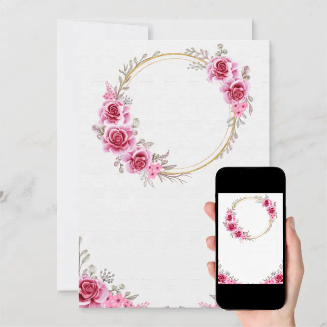 Blank wedding invitation card | Zazzle