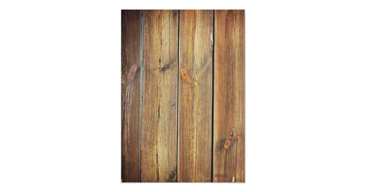 Blank Wood Invitation | Zazzle.com