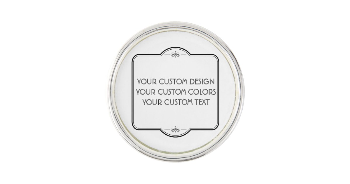 BLANK Your Design Here - Lapel Pin | Zazzle