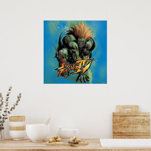 Blanka Crouch Poster | Zazzle