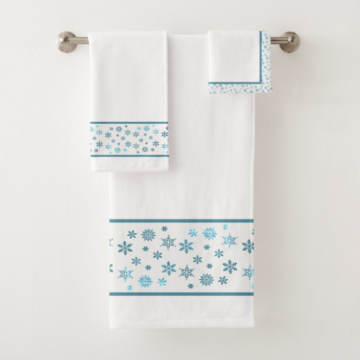 Blanket of Snow Bath Towel Set | Zazzle.com