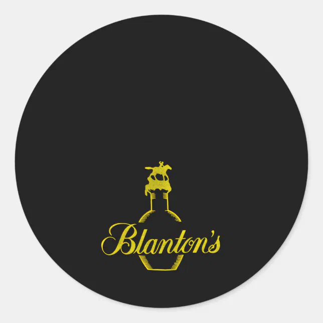 Blanton'S Horses Classic Round Sticker | Zazzle