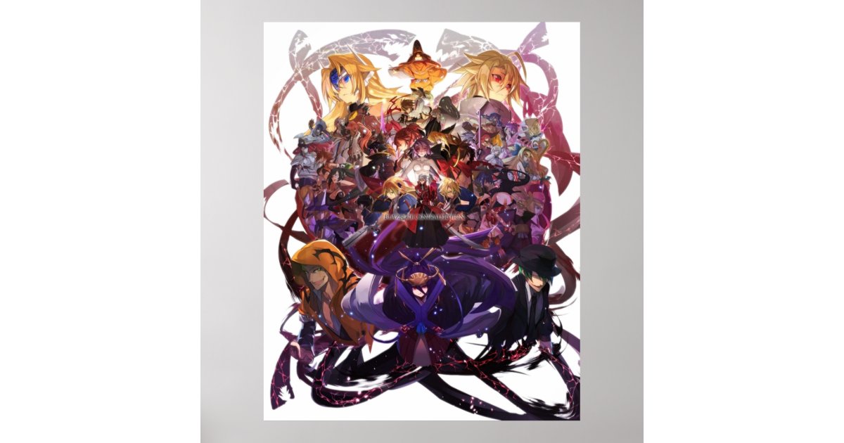 Blazblue All Characters Poster | Zazzle