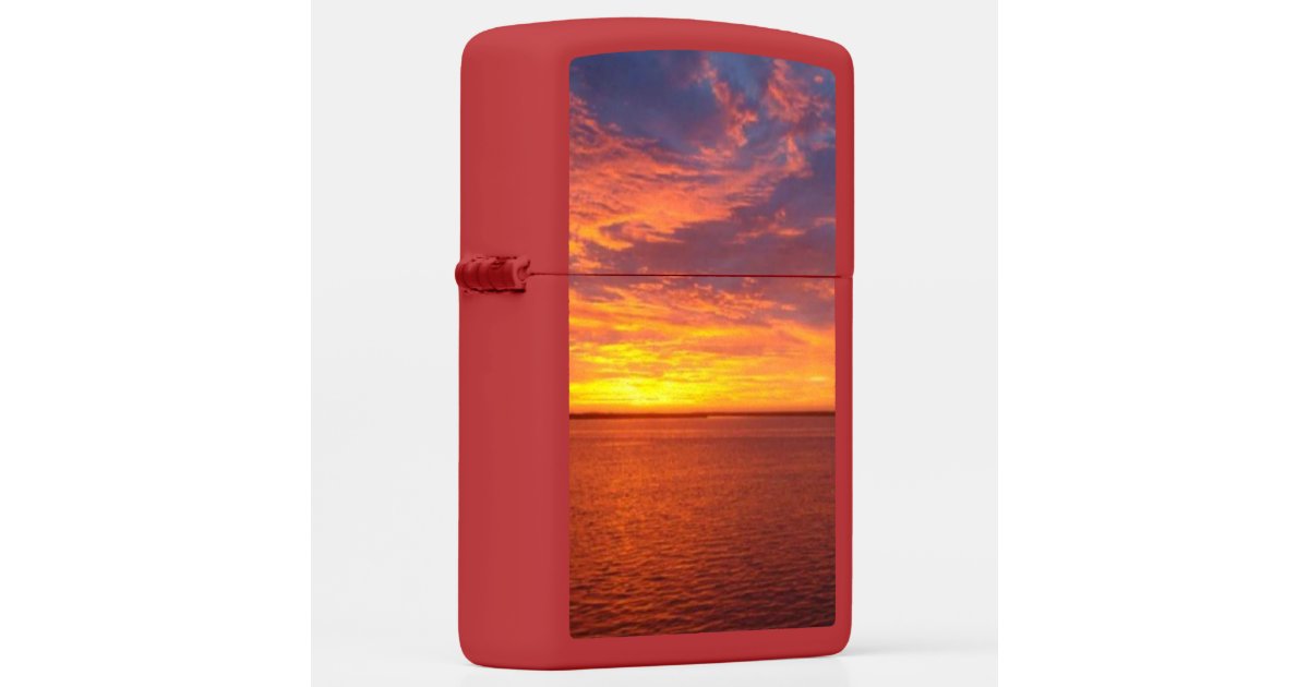 Blazing Sunset Zippo Lighter | Zazzle