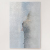 Bled castle surrounded by clouds jigsaw puzzle | Zazzle