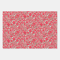 Bleeped Out Holiday Wrapping Paper | Zazzle