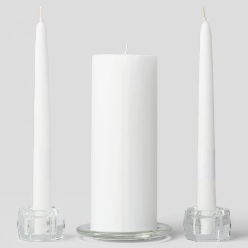 Blended Family Wedding Unity Candle Set | Zazzle