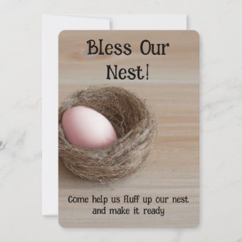 Bless Our Nest, Nesting Party Invitation | Zazzle