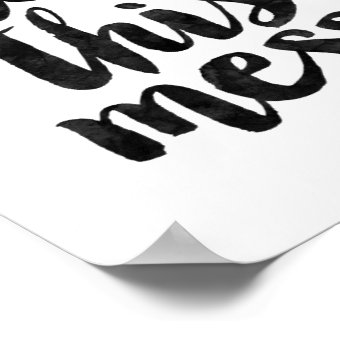 Bless This Mess Poster | Zazzle