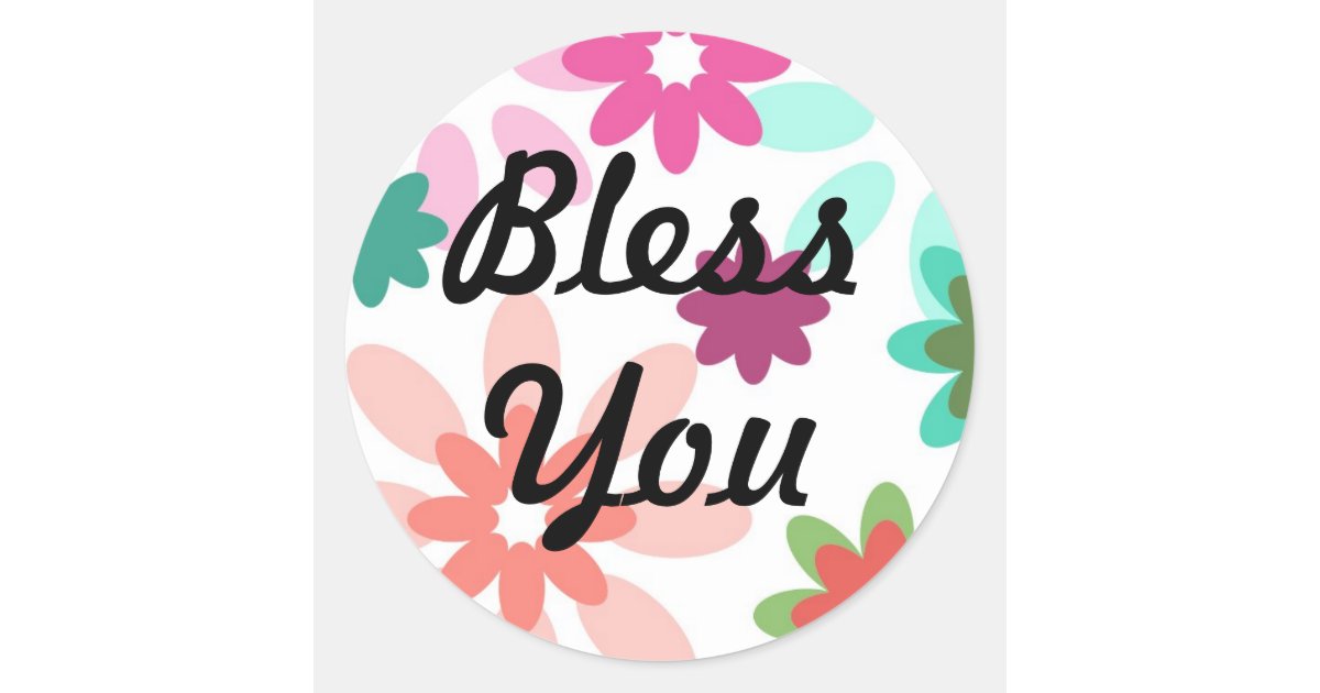 Bless You sticker | Zazzle