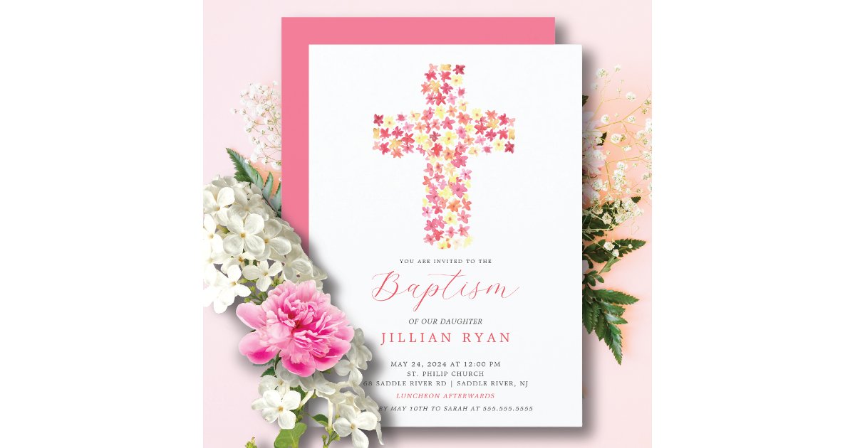 Blessed Baptism Invitation | Zazzle
