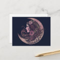 Blessed Be Moon Goddess Pagan Art Postcard | Zazzle