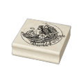 Blessed Be Moon Goddess Pagan Art Rubber Stamp | Zazzle
