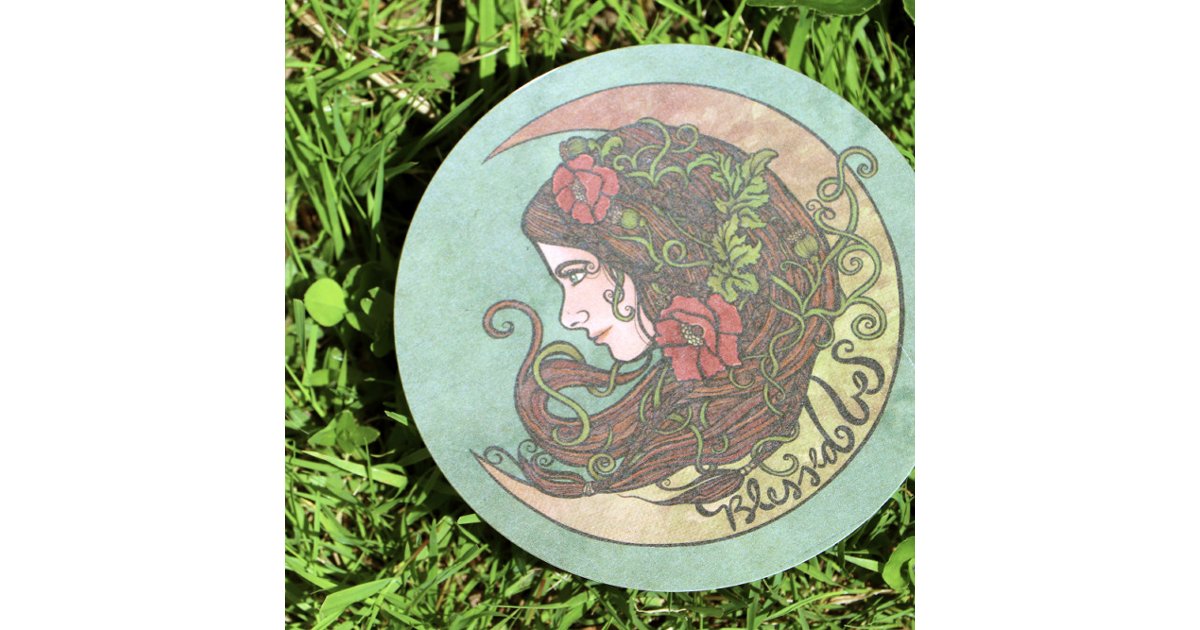 Blessed Be Moon Goddess Pagan Invitation | Zazzle