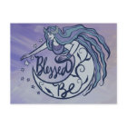 Blessed Be Moon Goddess Postcard | Zazzle