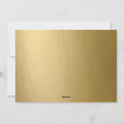 Blessed, Black and Gold Large Photo Holiday Card | Zazzle