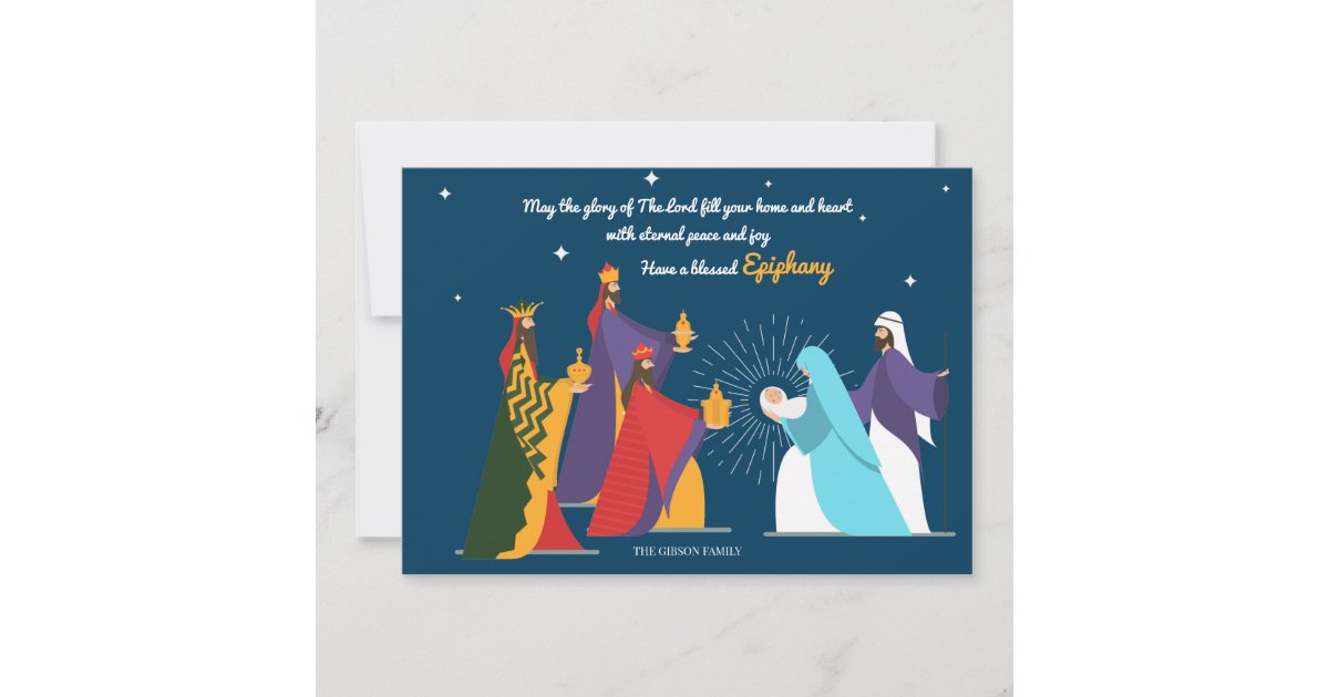 Blessed Epiphany Greeting Card | Zazzle