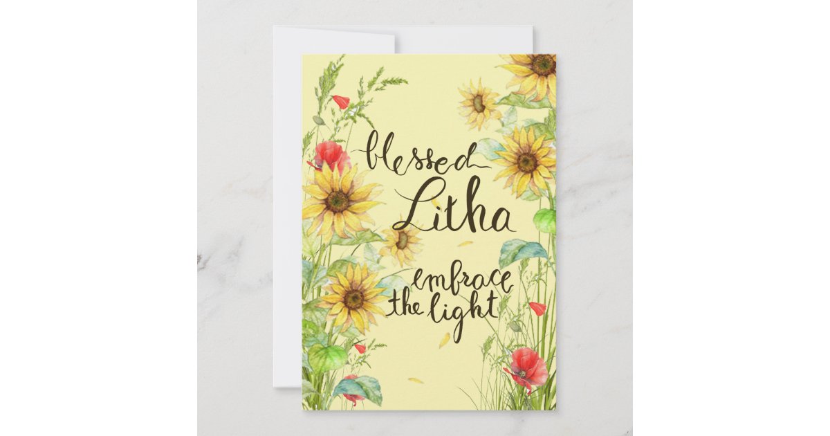 Blessed Litha Card | Zazzle.com
