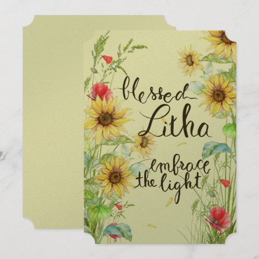 Blessed Litha Card | Zazzle