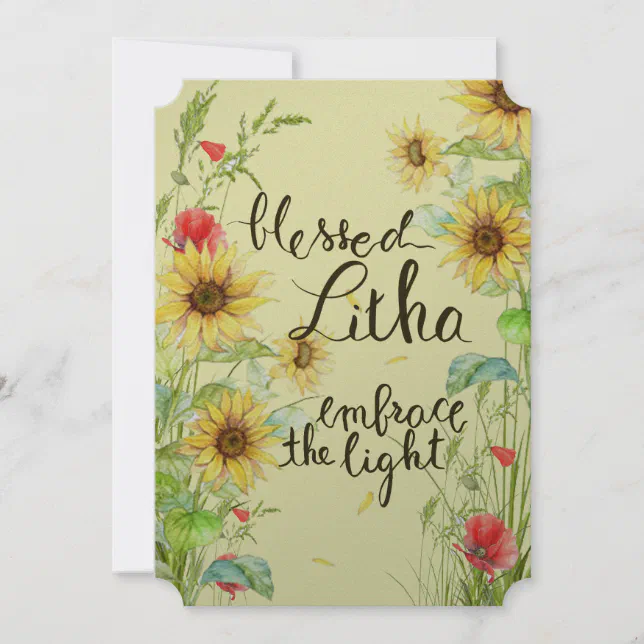 Blessed Litha Card | Zazzle