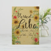 Blessed Litha Holiday Card | Zazzle