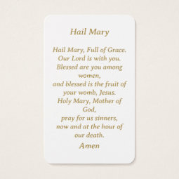 Blessed Mother Catholic In Memory Prayer Card | Zazzle