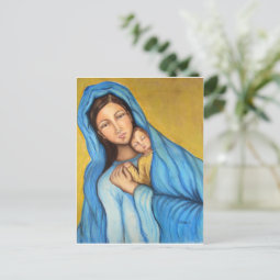 Blessed Mother Postcard | Zazzle