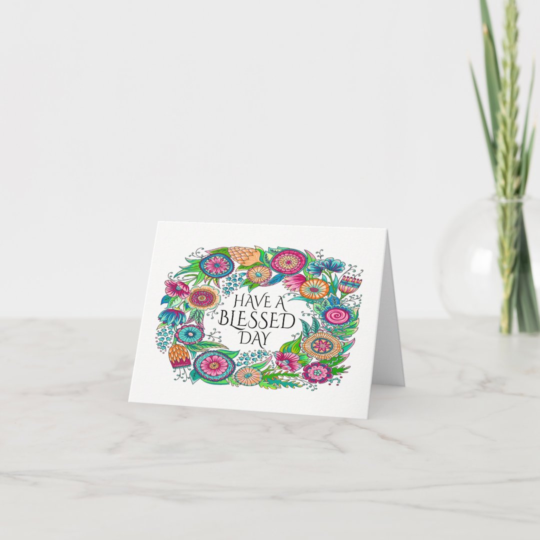 Blessed Note Card | Zazzle