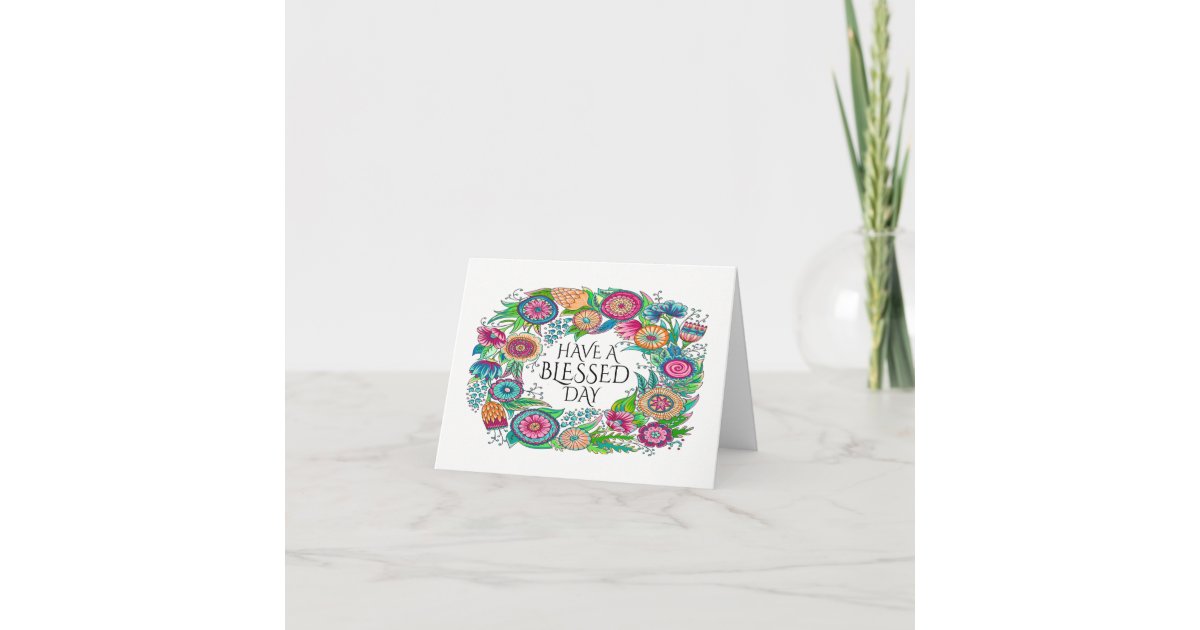 Blessed Note Card | Zazzle