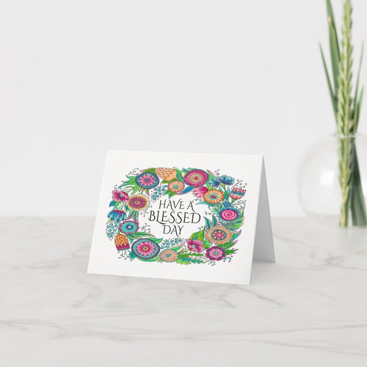 Blessed Note Card | Zazzle